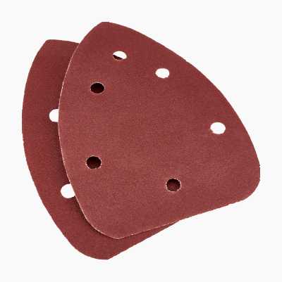 Slipepapir til slipemaskin, seks hull, 10 stk. - Biltema.no