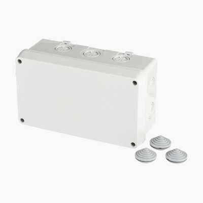 Koblingsboks, 110 x 180 x 70 mm - Biltema.no