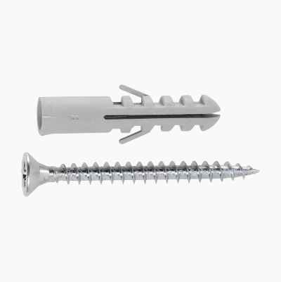 Gipsankare med skruv, 4,5 x 32 mm, 50 st. - Biltema.se