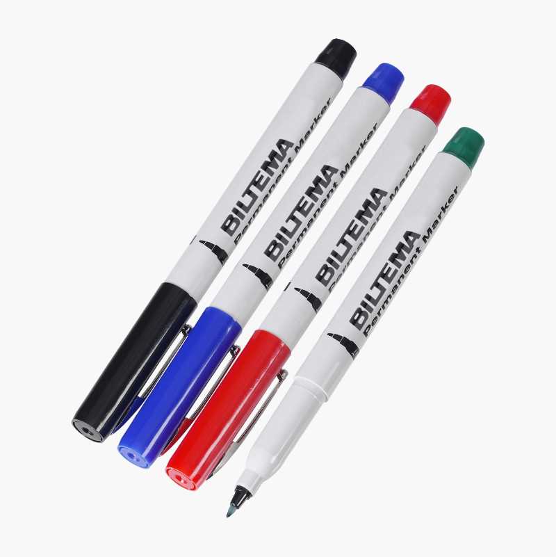 Marker pens, extra-thin, 4-pack - Biltema.se