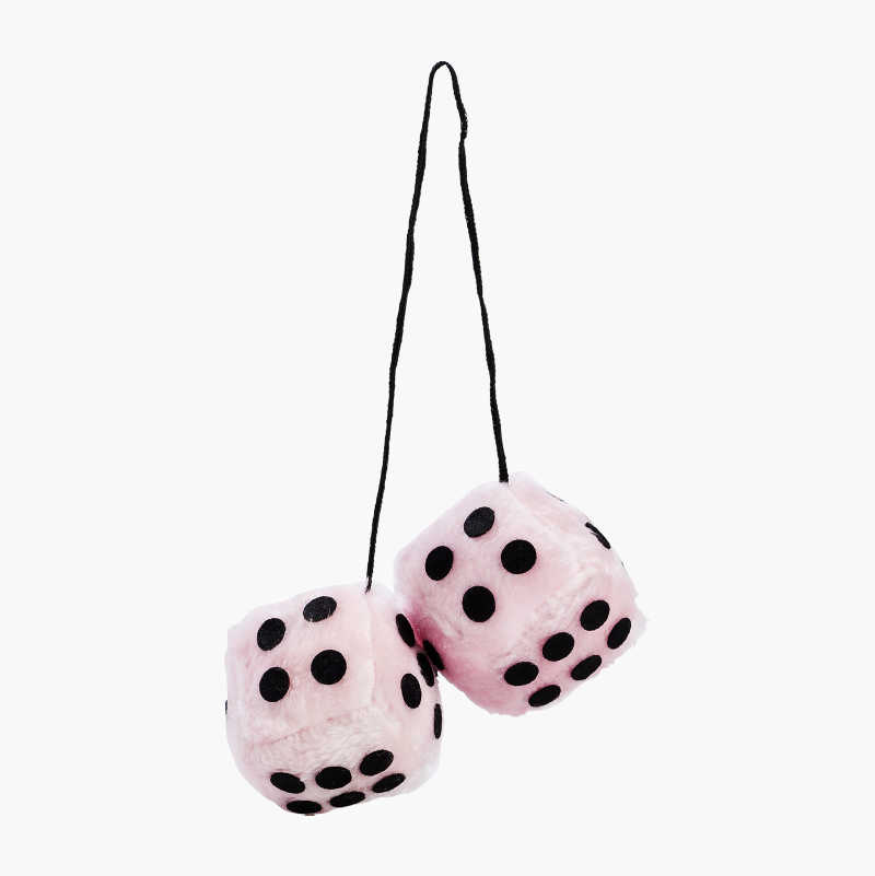 Car dice, Pink, 7 x 7 cm - Biltema.se