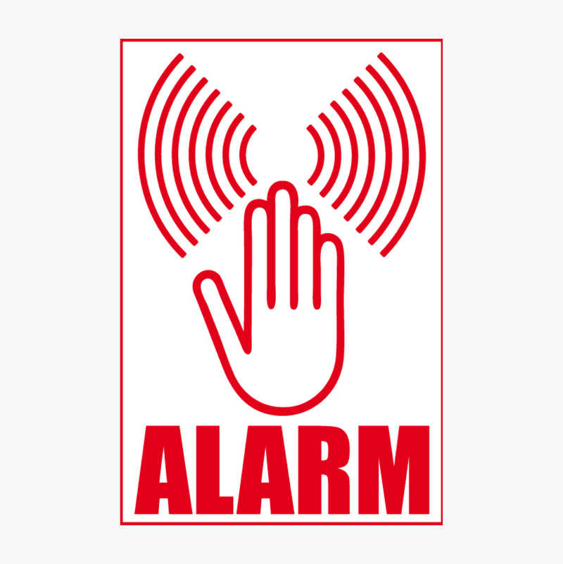 Alarm stickers, 10-pack - Biltema.fi