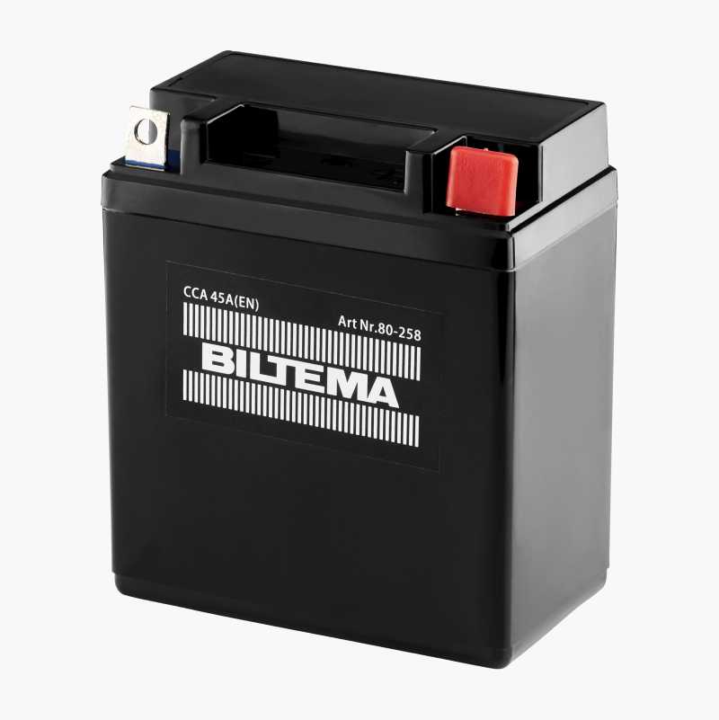 MC-batteri SMF, 12 V, 3,0 Ah, 98 x 56 x 110 mm - Biltema.se