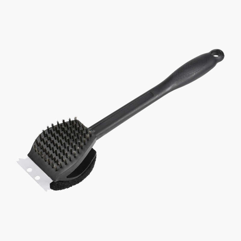 Grillborste med skaft, 38,5 cm - Biltema.se