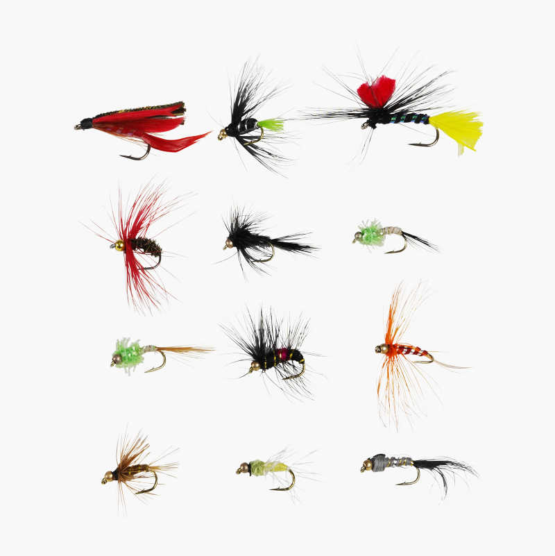 Fly Lures, 12 pcs. - Biltema.fi