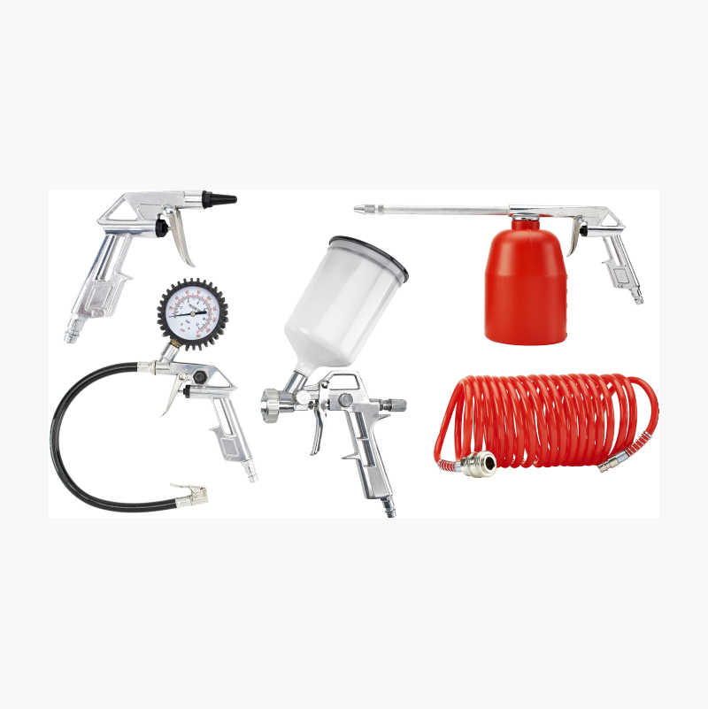 Accessory kit for compressor, 5 parts - Biltema.no