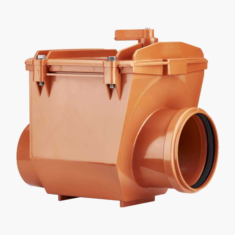 Backventil avloppsrör, 110 mm - Biltema.se