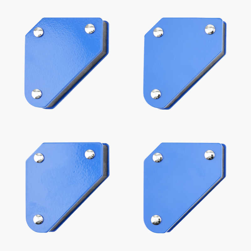 Magnetic set square, mini, 4-pack - Biltema.dk