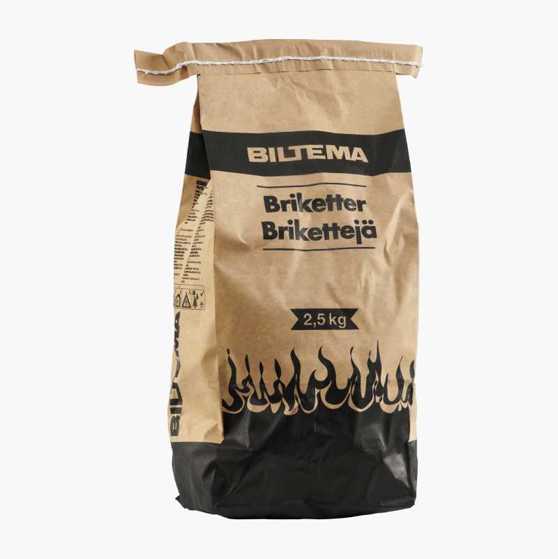 Briketti, 2,5 kg - Biltema.fi