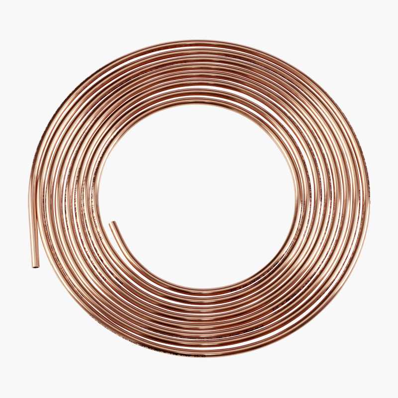 Copper fuel pipe, 6 mm x 5 m - Biltema.no
