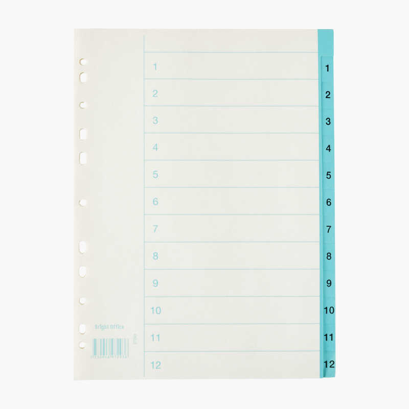 Permregister, A4, 1–12 - Biltema.no