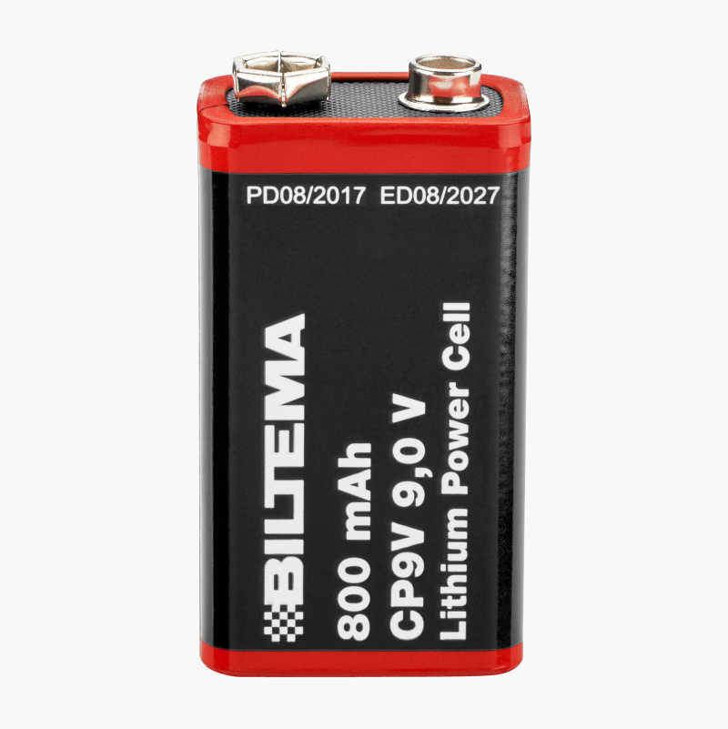 Litiumbatteri, 9 V - Biltema.se