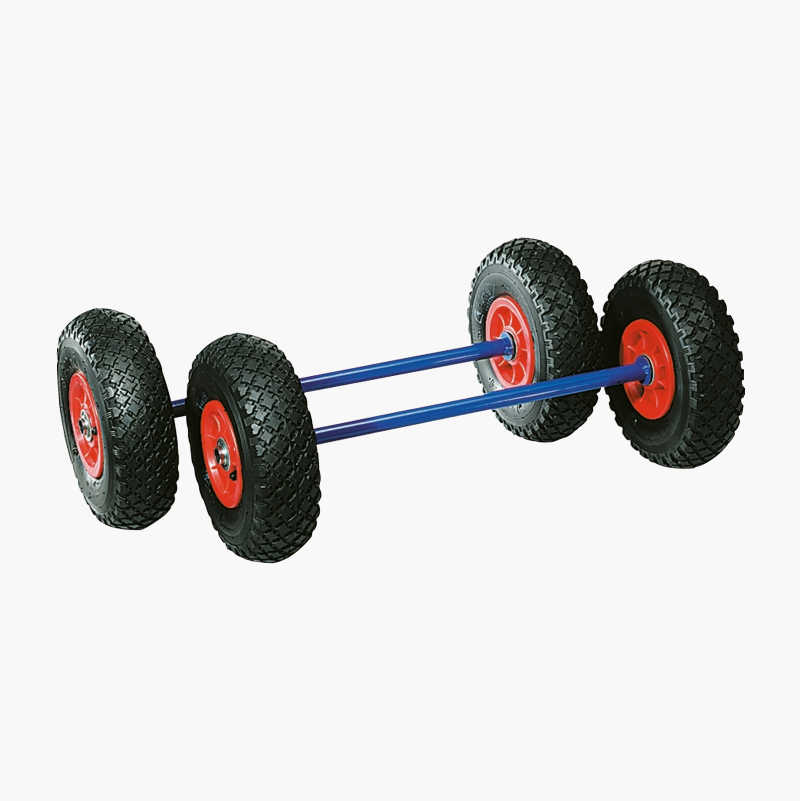 Hjulsats med axlar, 255 mm - Biltema.fi