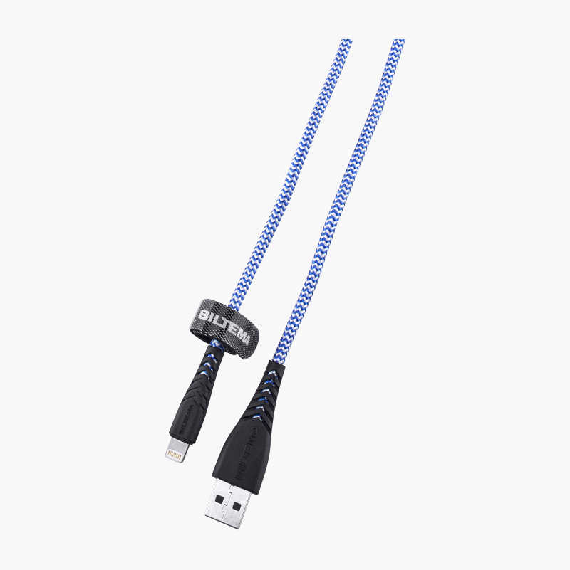 USB lade-/sync-ledning med lightning-stik - Biltema.dk
