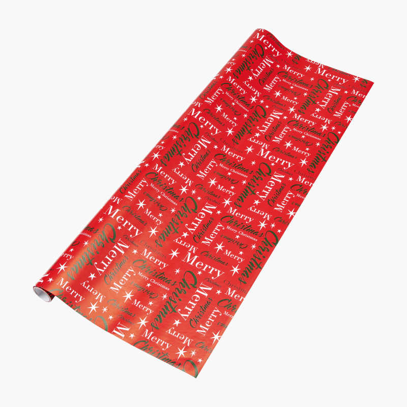 Christmas Wrapping Paper, 70 cm x 4 m - Biltema.no