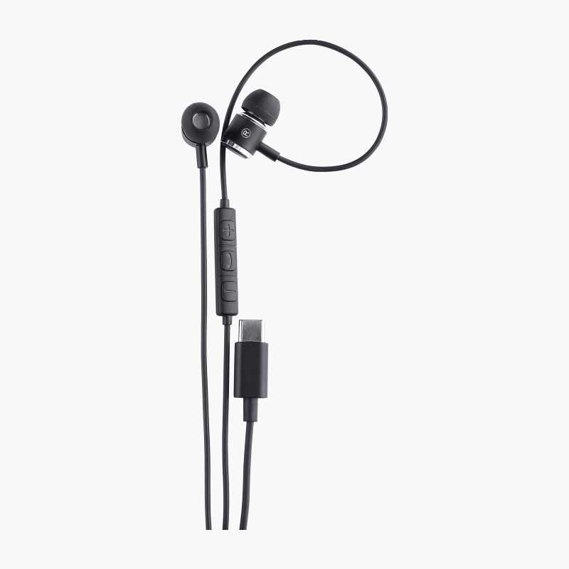 In-ear headphones, Type C connector - Biltema.fi