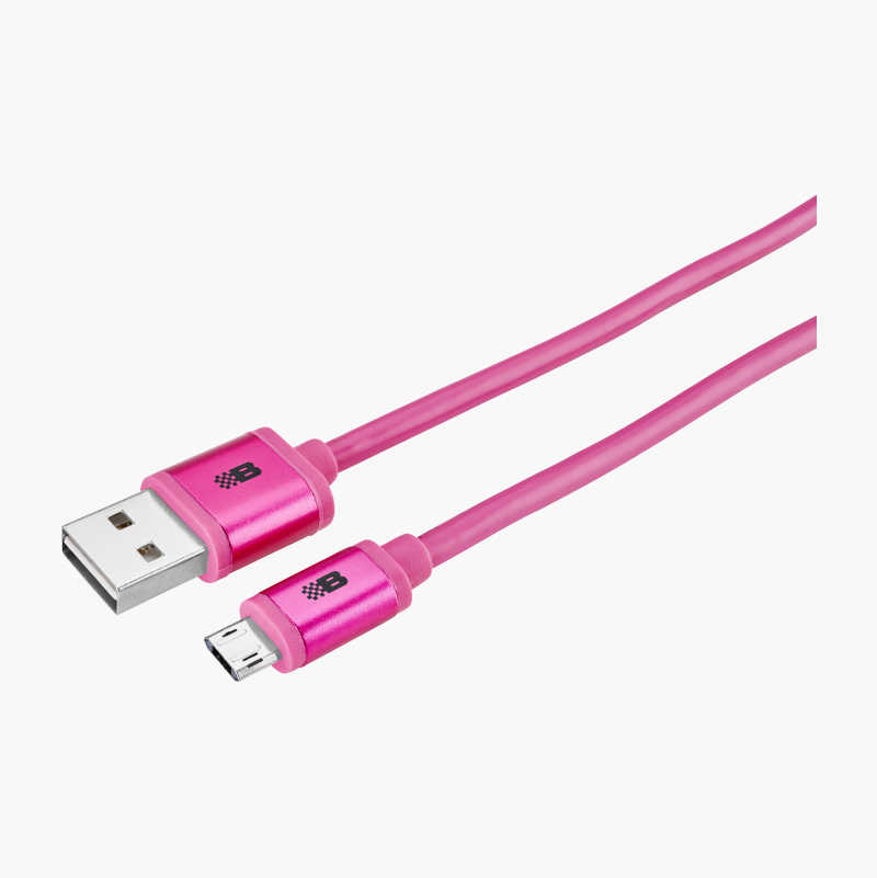 Vendbar USB 2.0, A - Micro, 1,8 m - Biltema.no