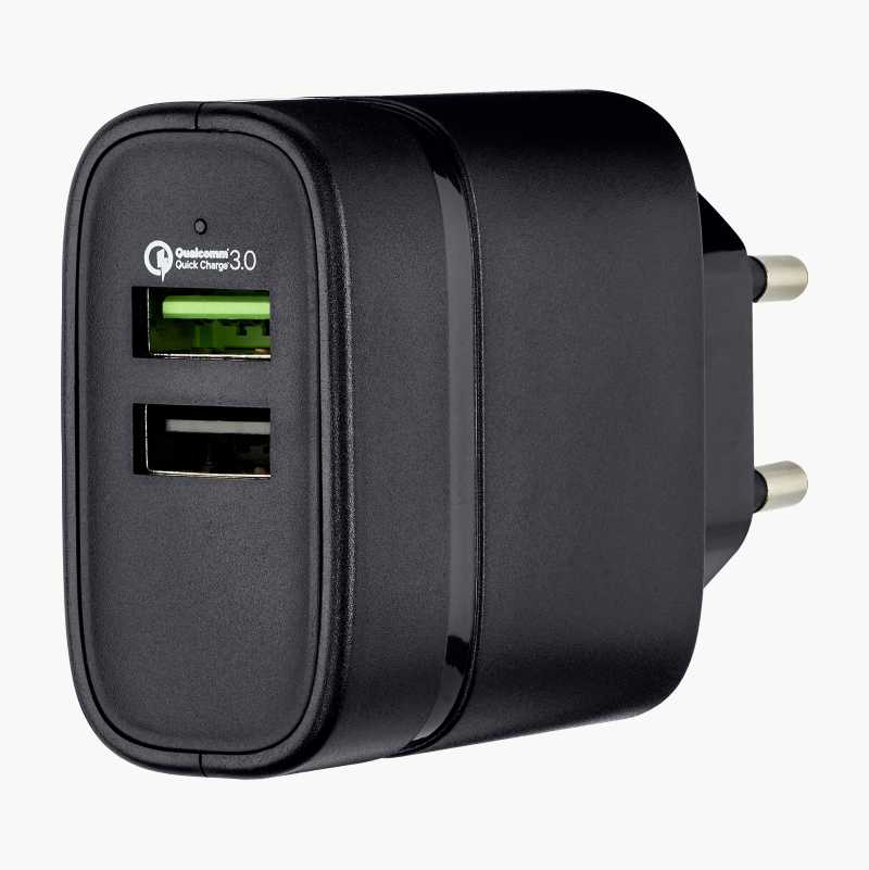 Lampe med trådløs lader - Biltema.dk