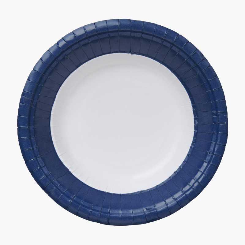 Paper plate, deep, 19 cm, 20-pack - Biltema.no
