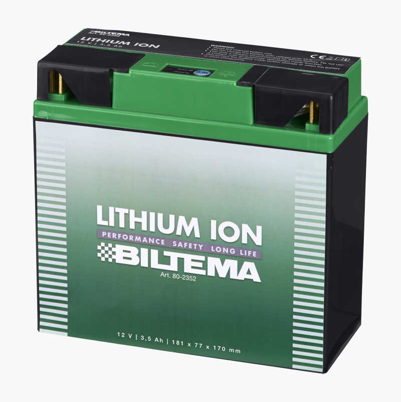 Vapaa-ajan akku Ruohonleikkuri Litium LiFePO4, 12 V, 3,5 Ah, 170 x 181 ...