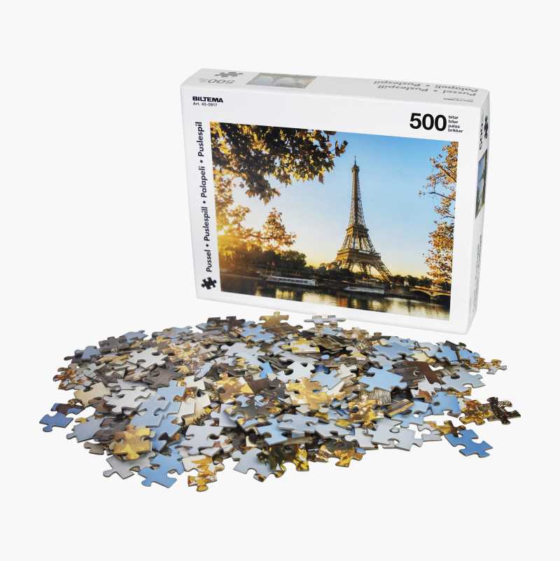 Pussel, 500 bitar - Biltema.fi