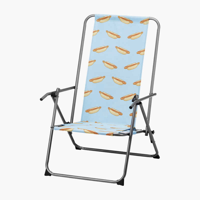 Folding beach chair, “Biltema hot dog” - Biltema.no