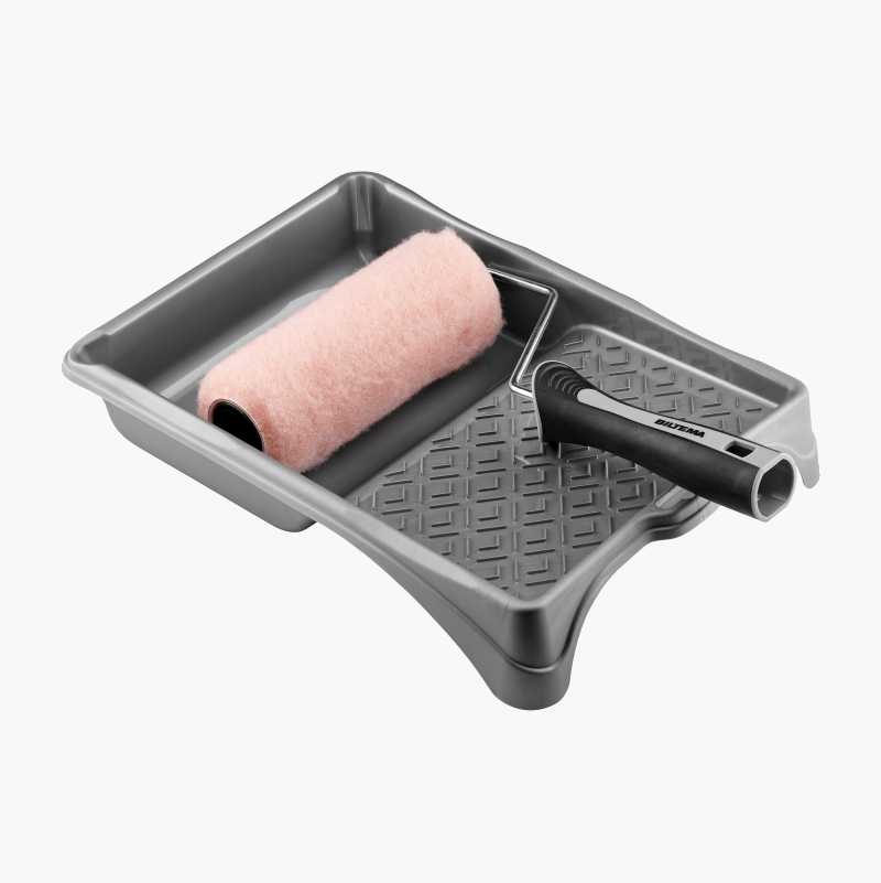 Roller set, basic, 3 parts, 180 mm - Biltema.dk