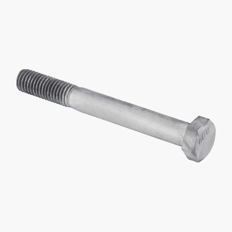 Hexagonal screw M12 x 100 mm, varmförzinkad, 5 pcs - Biltema.no