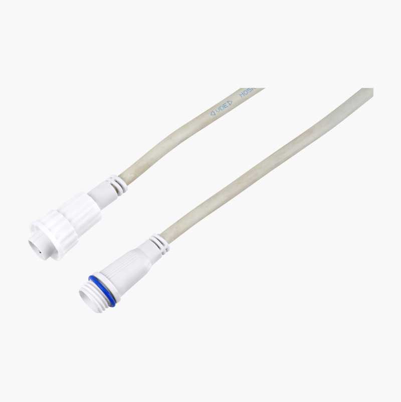 Extension Cable, 5 m, white - Biltema.fi