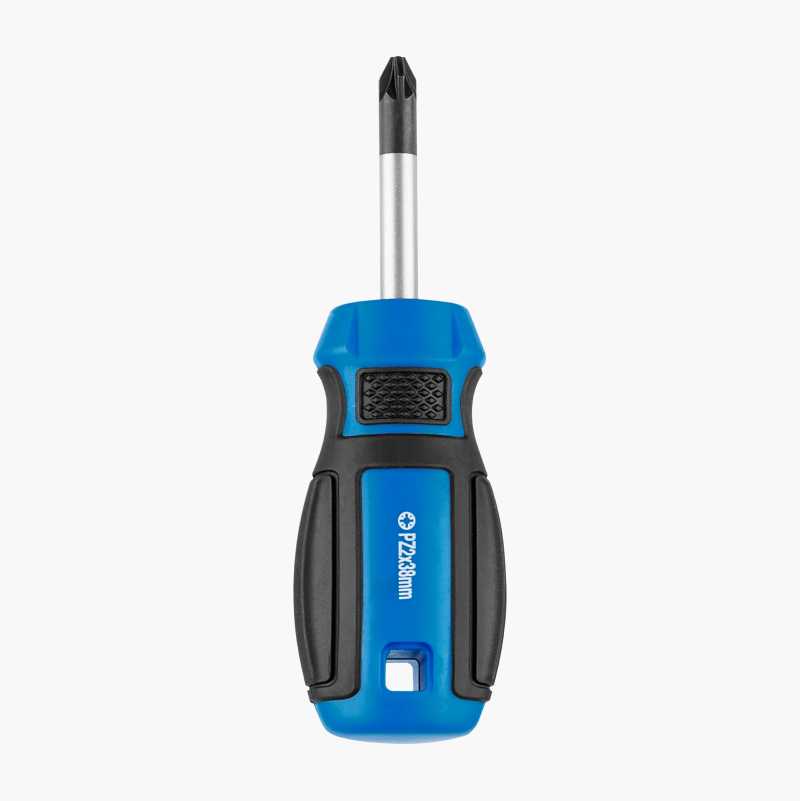 Stubby Pozidriv screwdriver PZ2 x 38 mm - Biltema.dk