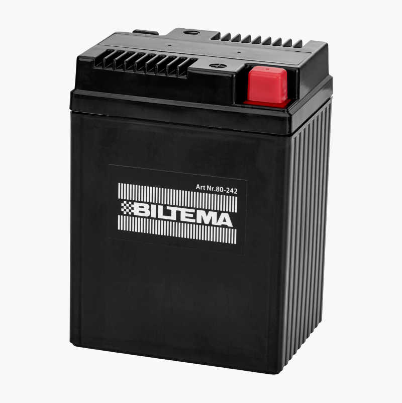 Motorcycle battery SMF, 6 V, 14 Ah, 105 x 77 x 140 mm - Biltema.no