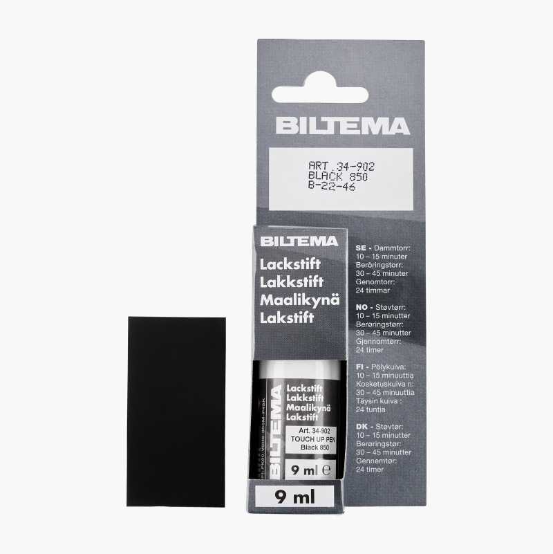 Lackstift, svart 850, 9 ml - Biltema.se