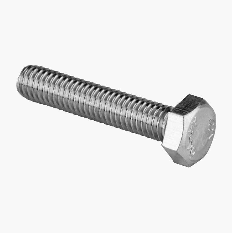 Hexagonal screw M6 x 30 mm, A4, 25 pcs - Biltema.fi