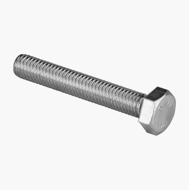 Hexagonal screw M8 x 50 mm, A4, 10 pcs - Biltema.no
