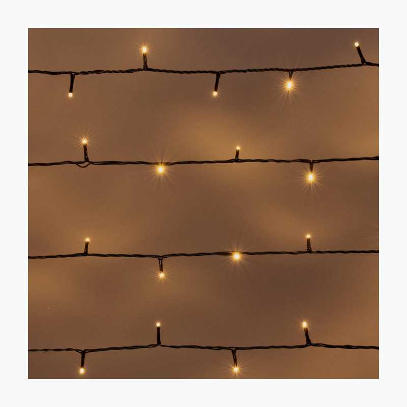 Lysslynge, 100 LED, varmhvit, 12,9 m - Biltema.no