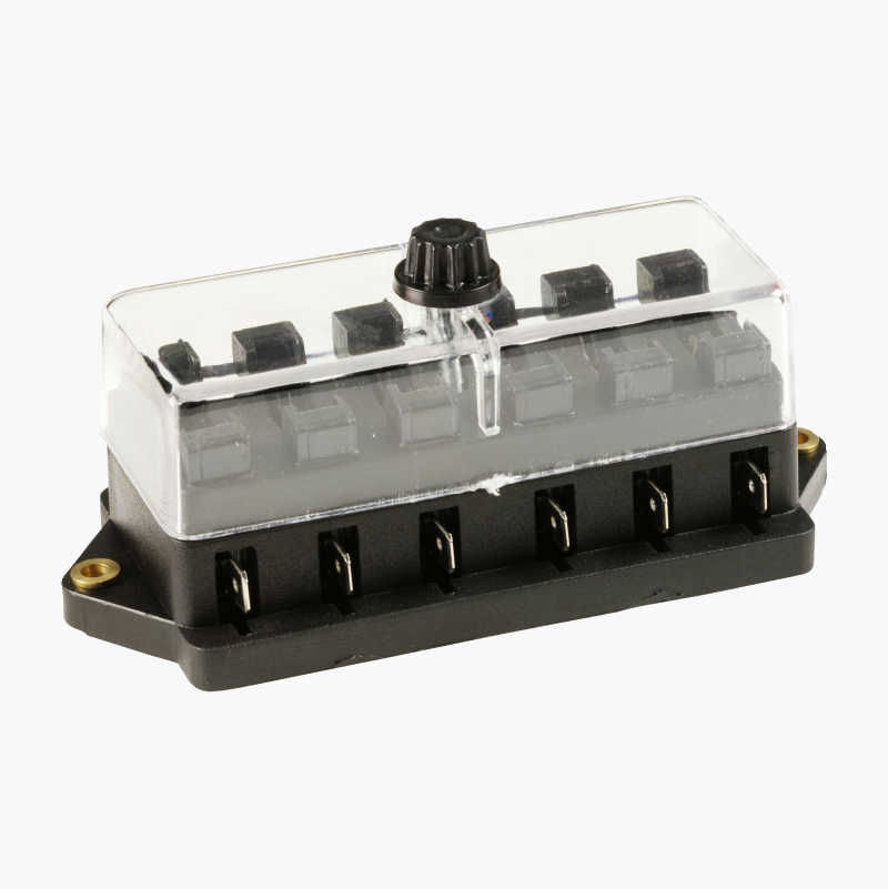 Fuse holder, flat pin fuse, 4-way - Biltema.no
