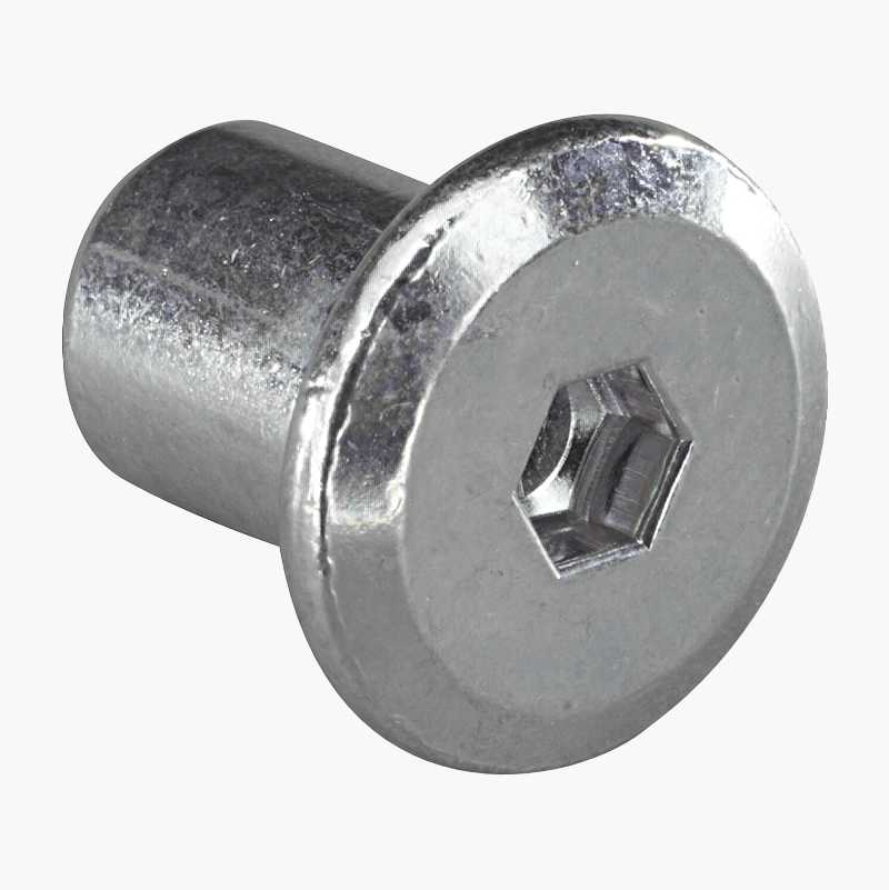 Hylsmutter M6, 10 st. - Biltema.fi