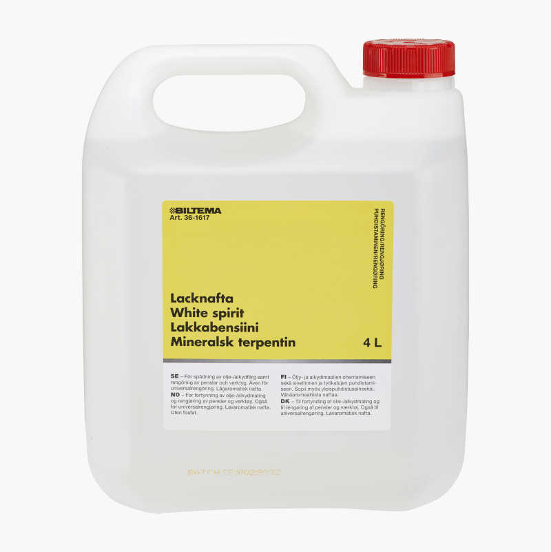 Mineralsk terpentin, 4 l - Biltema.dk
