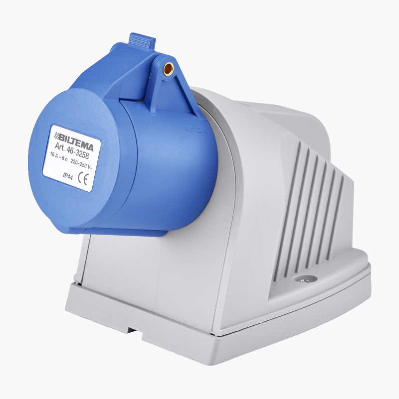 Wall socket CEE, 1-phase - Biltema.fi