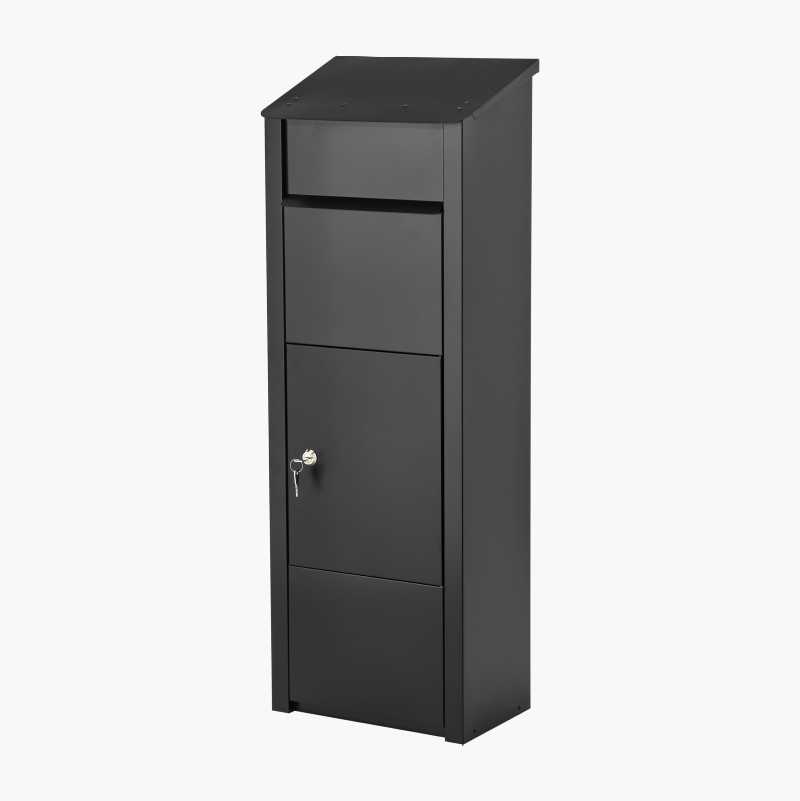 Postkasse bakkemodell, svart - Biltema.no