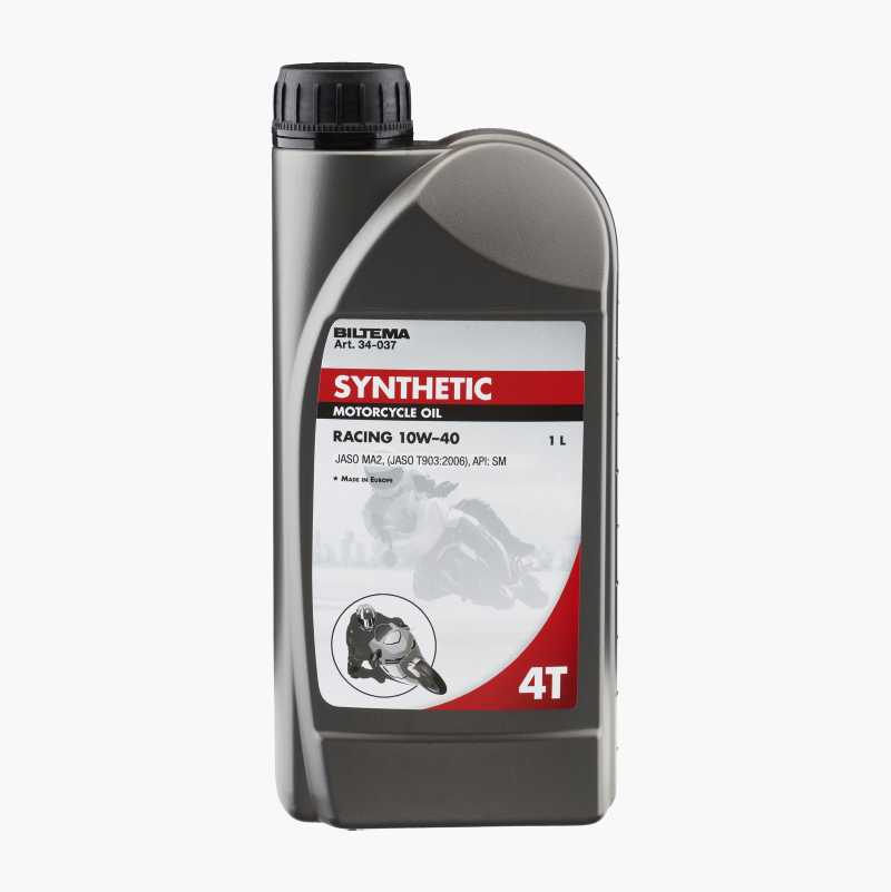 Motorcycle Oil, Racing 10W–40 - Biltema.no