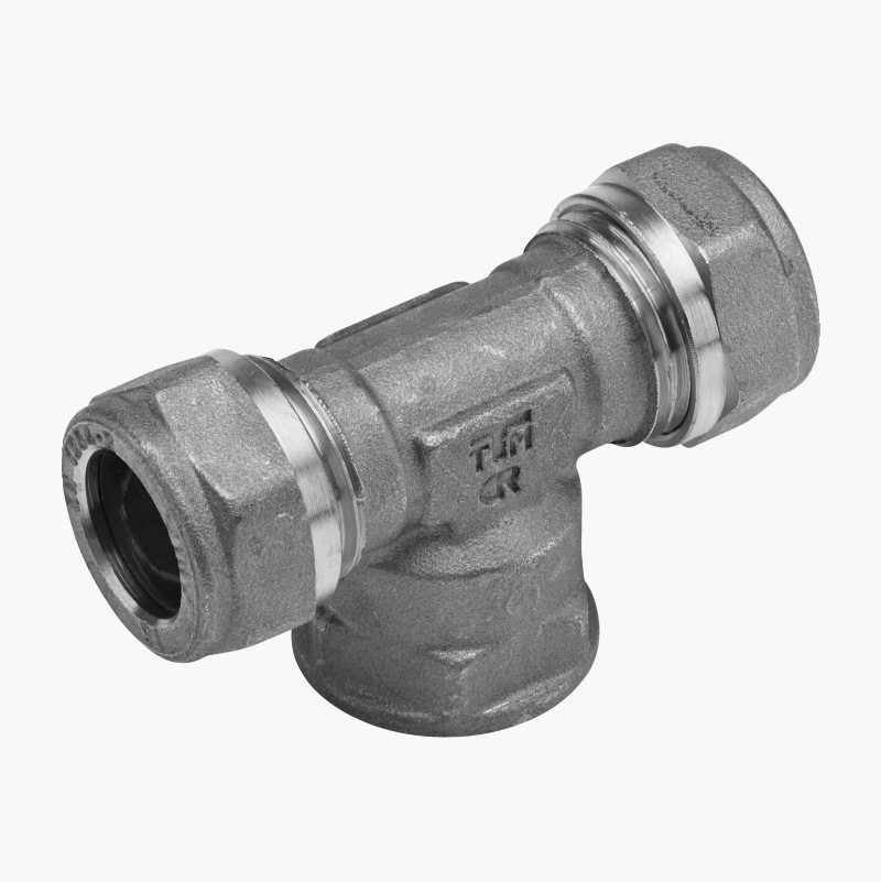 T-Pipe, 15 mm x 1/2" x 15 mm - Biltema.dk