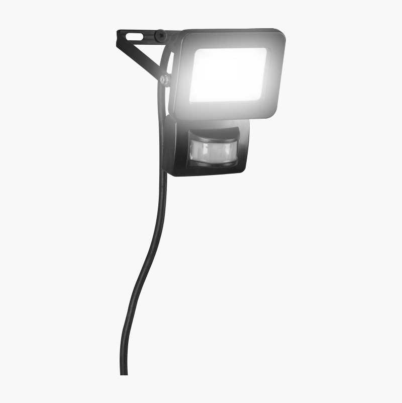 LED floodlight with motion detector, 10 W - Biltema.se