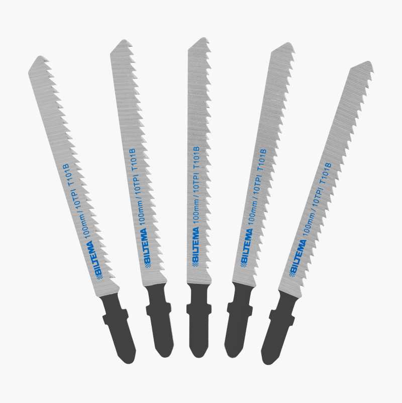 Jigsaw blades 10 tpi, type A, 5-pack - Biltema.no