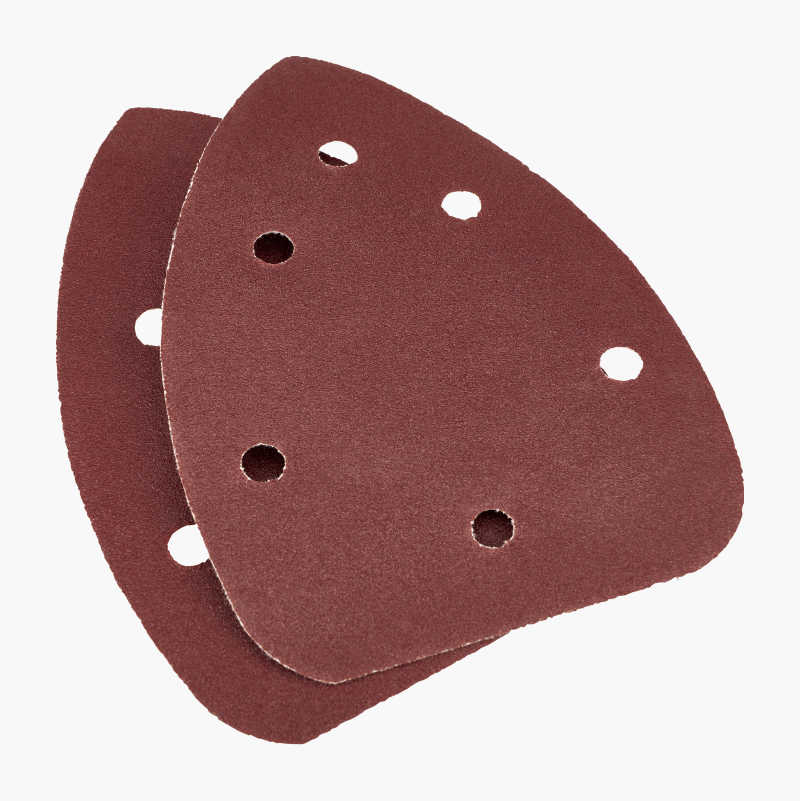 Abrasive paper kit K40-K120, 6 holes, 25 sheets - Biltema.fi