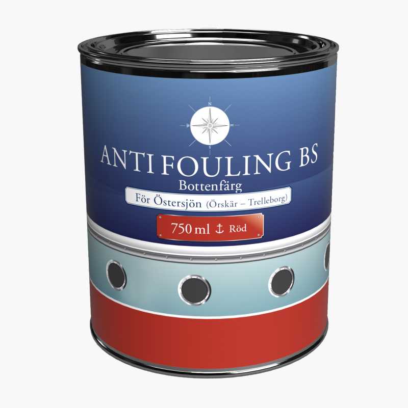 Anti-Fouling Paint, copper oxide-based, red 0,75 litre - Biltema.se