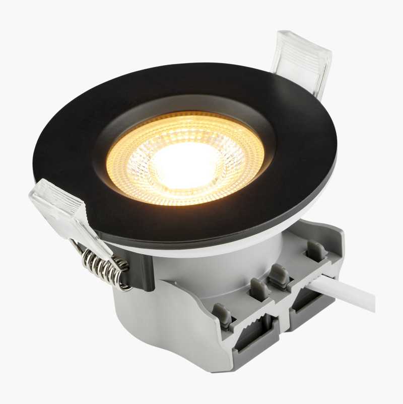 Upotettava LED-kohdevalaisin, IP65, musta - Biltema.fi