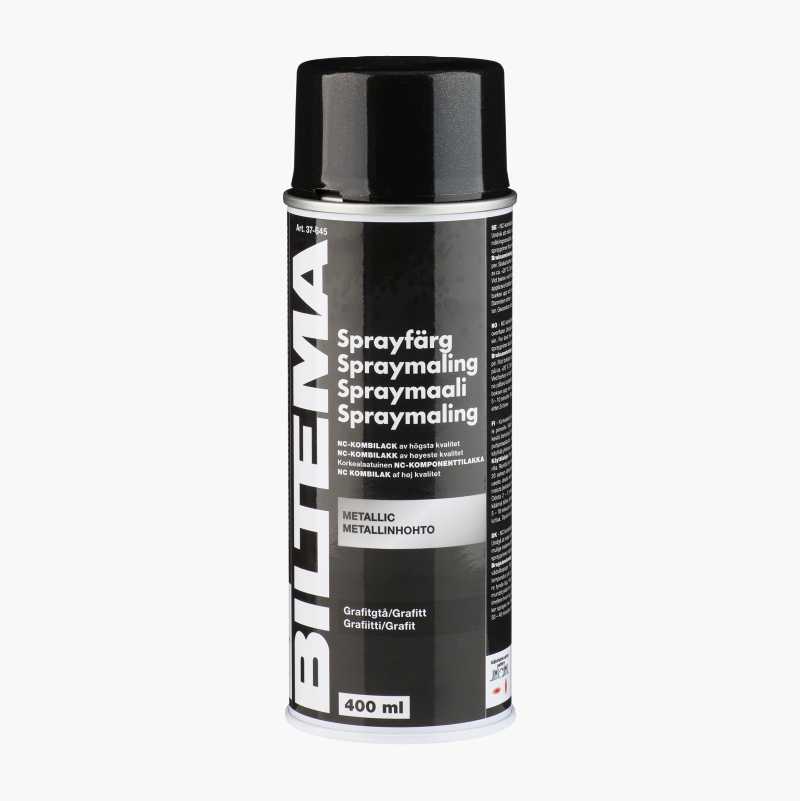 Spraymaling, metallic, grafit, 400 ml - Biltema.dk