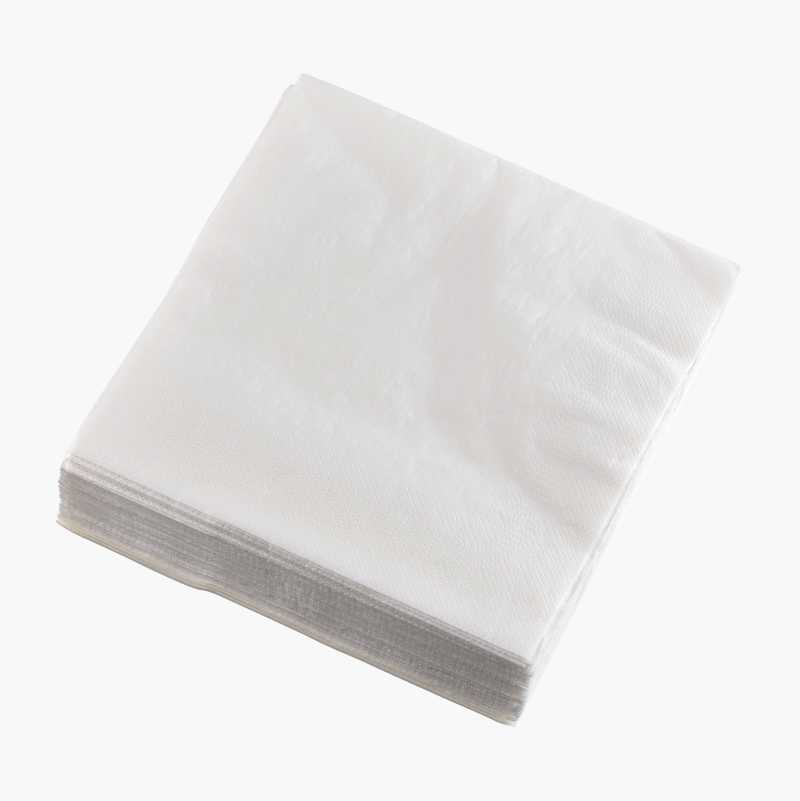 Paper serviettes, white, 50-pack - Biltema.se
