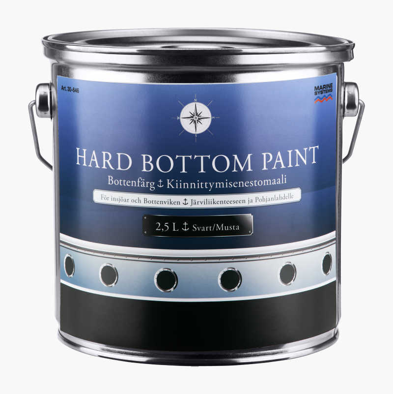 Hard anti-fouling paint, biocide free, black 2,5 litre - Biltema.no